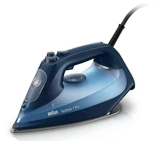 BRAUN Steam Iron 3000 W, Steam Power Up To 225 g Per Minute Blue